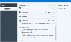 CHECKSUM and VERIFYONLY - Sql Server Backup Academy