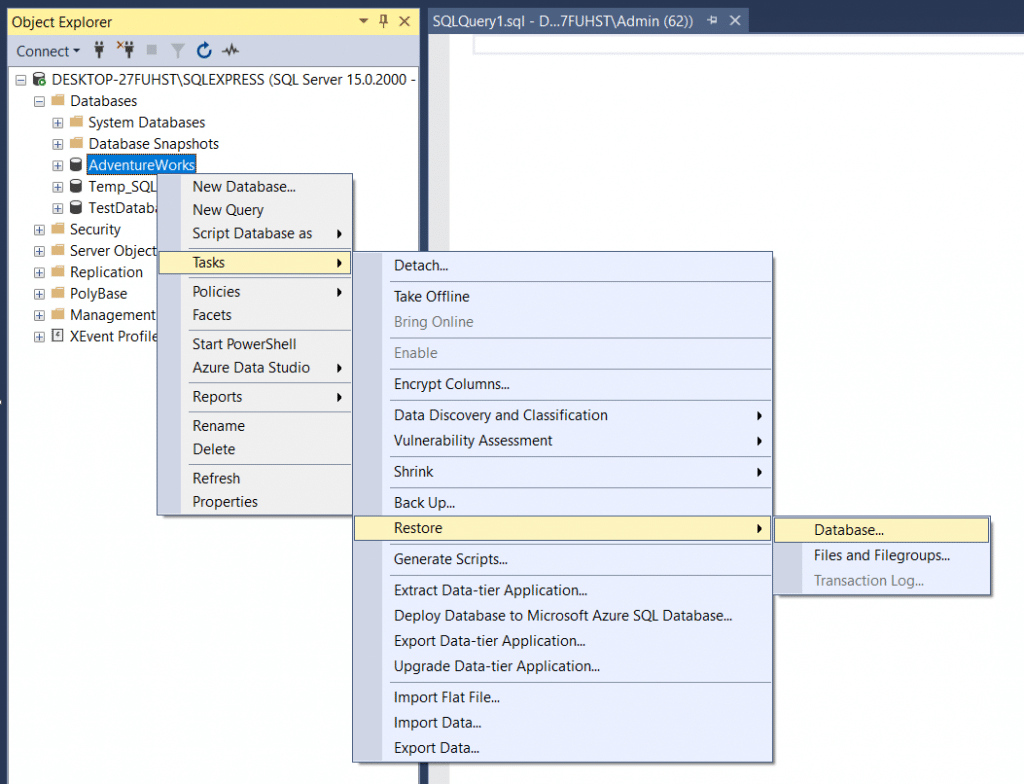 How To Open A Bak File Sqlbak Blog