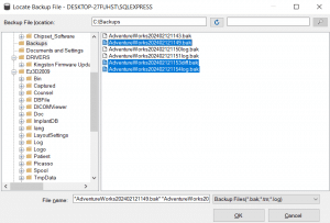 How to open a .bak file - SqlBak Blog