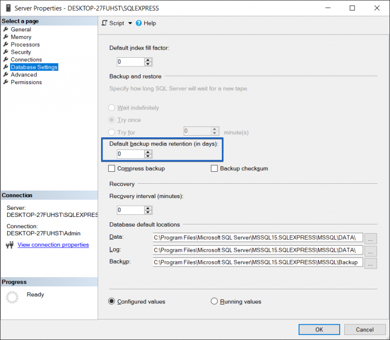 How to set expiration date on a backup - SqlBak Blog