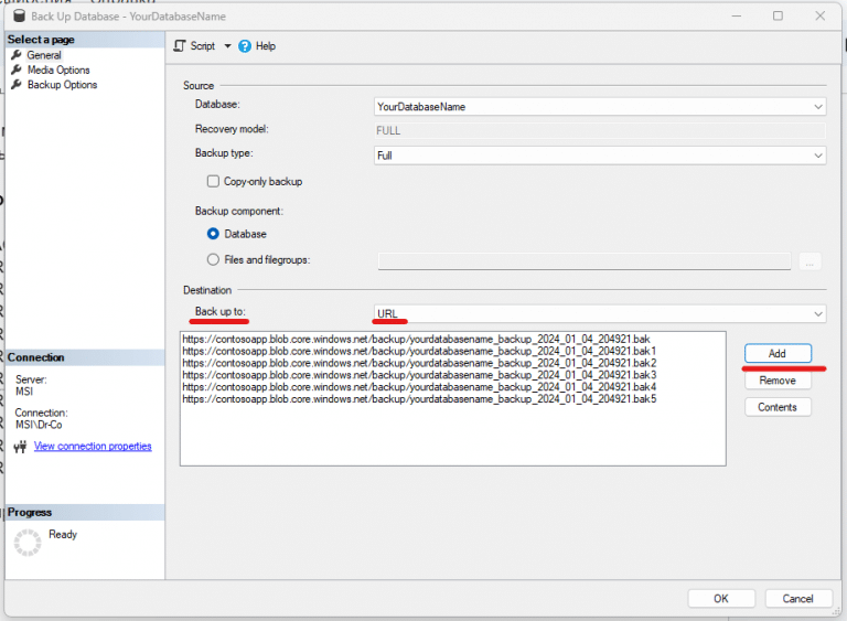 Sql Server Backup To Url Azure Blob Storage Sqlbak Blog