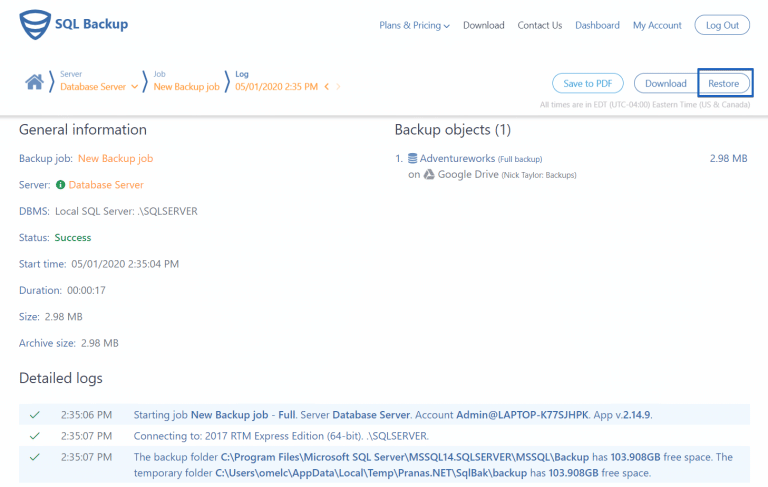 How to Copy a Database to Another Server - SqlBak Blog