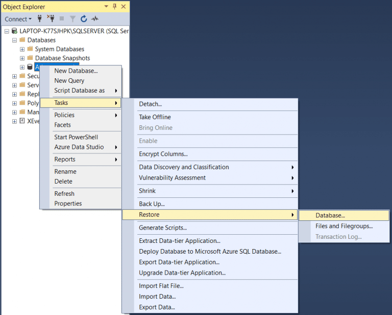 How To Export Data From A Bak File To Excel Sqlbak Blog