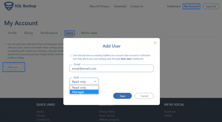 How To Manage Backups With Your Team Sqlbak Blog 