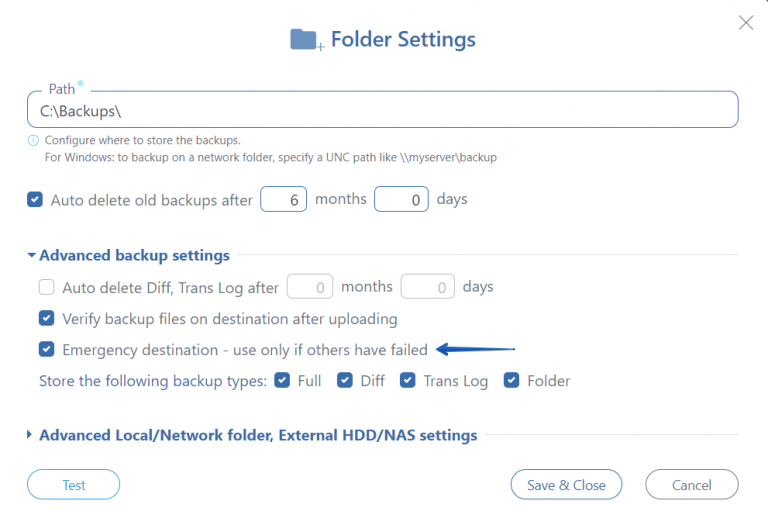 How to Setup Failover Backup Storage - SqlBak Blog