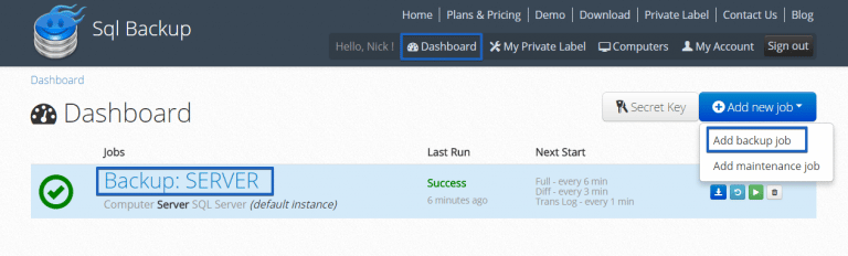 Ignore offline databases Dashboard - SqlBak Blog
