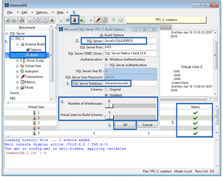 How To Run Sql Server Load Tests Using Hammerdb Sqlbak Blog