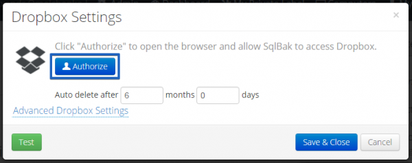 How To Backup Sql Server To Dropbox Authorize Sqlbak Blog