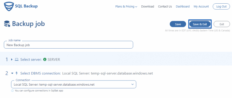 How To Backup And Restore Microsoft Azure Cloud Sql Database Sqlbak Blog