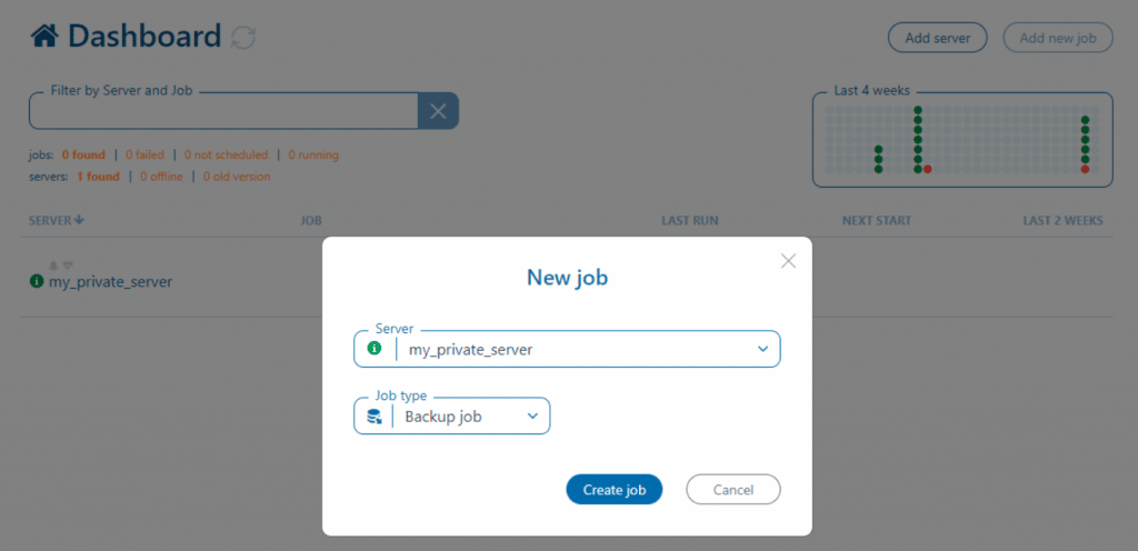How To Automate Postgresql Database Backups In Linux Add A New Job Sqlbak Blog