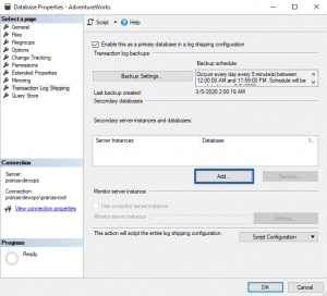 SQL Server Log Shipping - SqlBak Blog