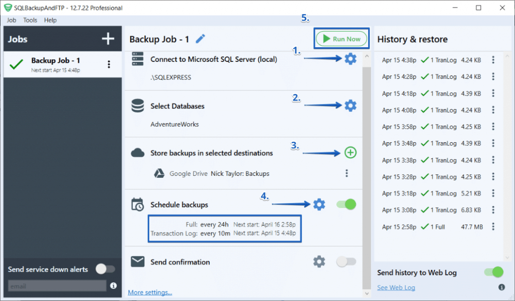 Sql Server Log Shipping Sqlbak Blog